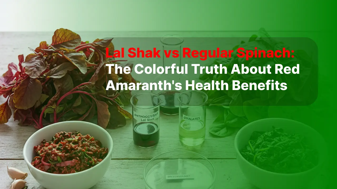 Lal Shak vs Regular Spinach: The Colorful Truth About Red Amaranth's ...